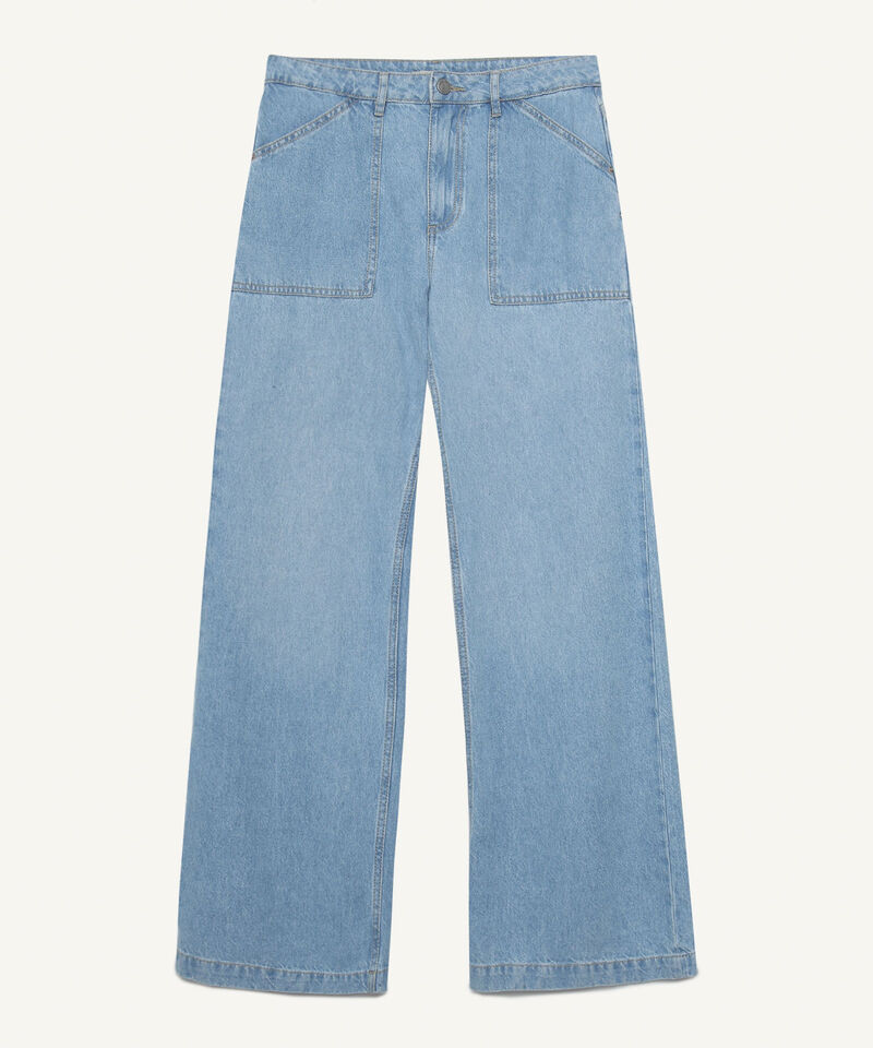 Jean Wideleg Extra Long Descaderado|Compra Online|SEVEN SEVEN