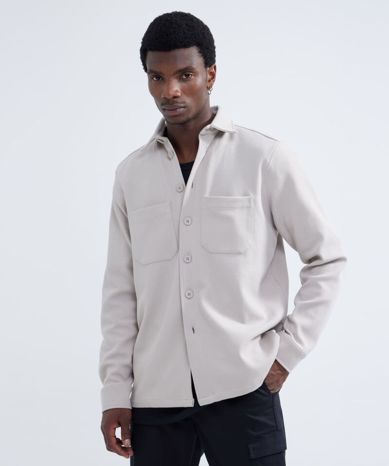 Sobrecamisa Tejida con Bolsillos|Compra Online|SEVEN SEVEN